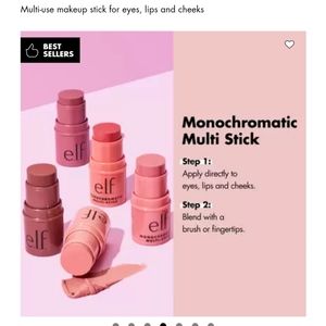 e.l.f. | Makeup | Elf Monochromatic Multistick In Glistening Peach ...